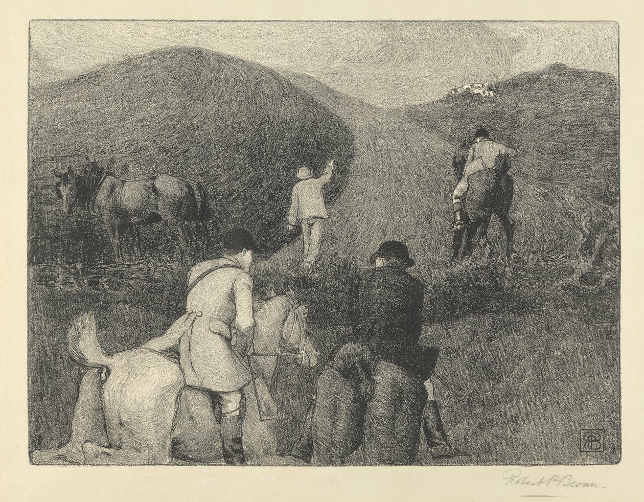 The Flying Pack by Robert Polhill Bevan: Fine art print